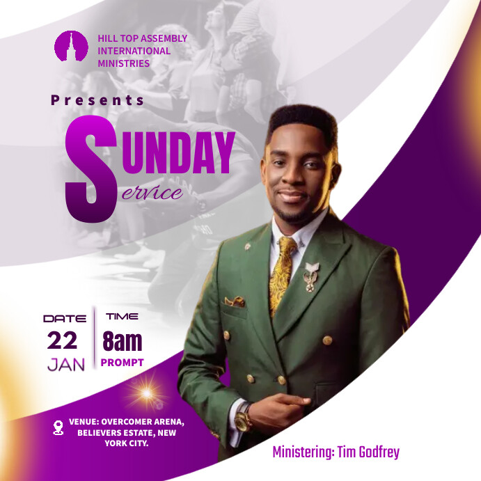 Copy of Church flyer template Religious event design | PosterMyWall
