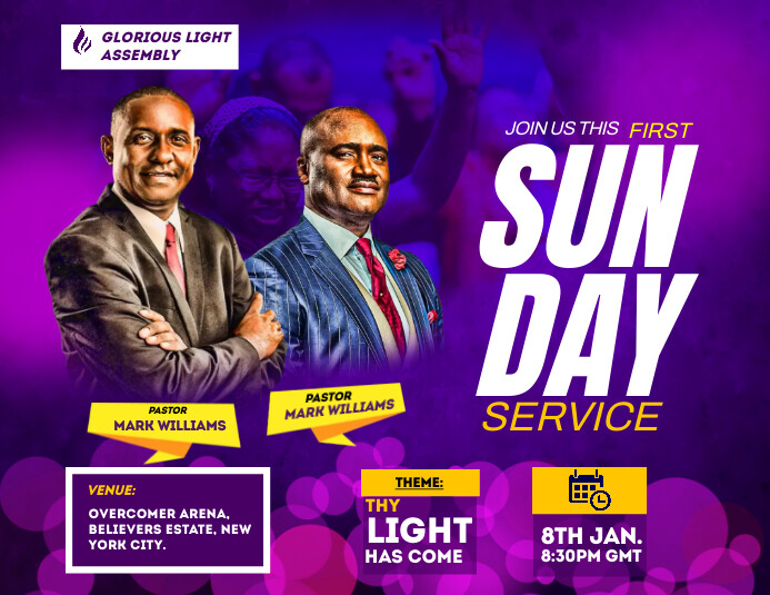 Church flyer template Religious event design | PosterMyWall