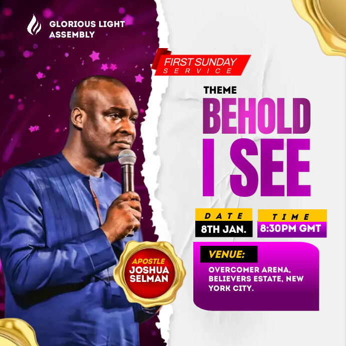 Church flyer template Religious event design | PosterMyWall