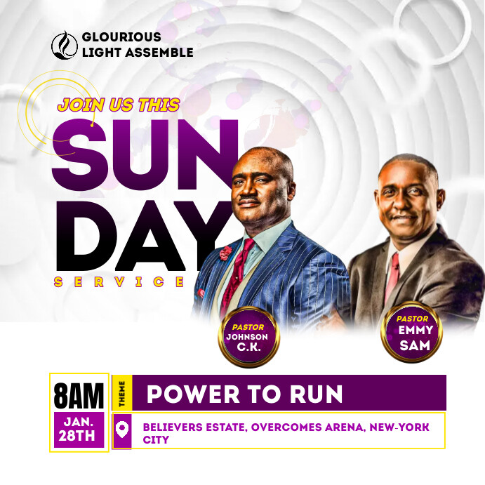 Church flyer template Religious event design | PosterMyWall