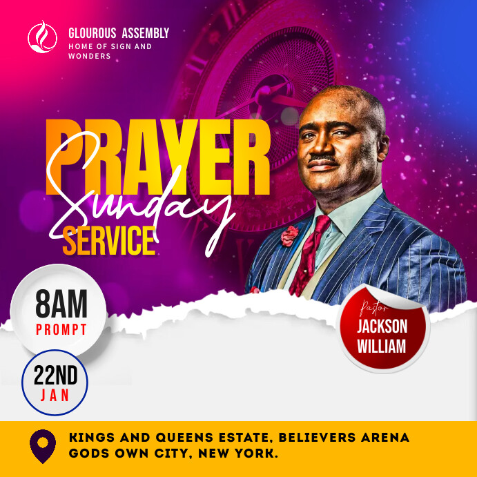 Plantilla de Church flyer template Religious event design | PosterMyWall