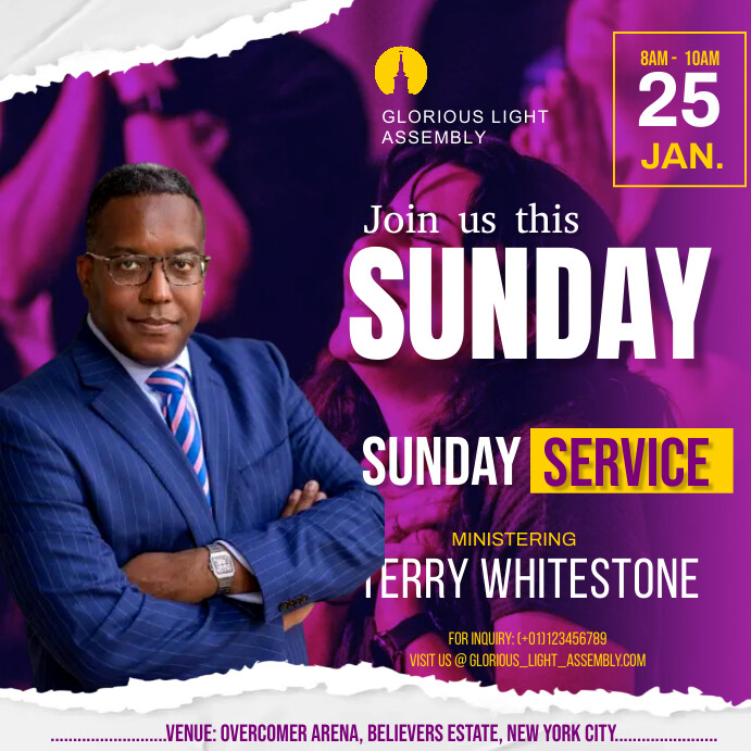 Church flyer template Religious event design | PosterMyWall