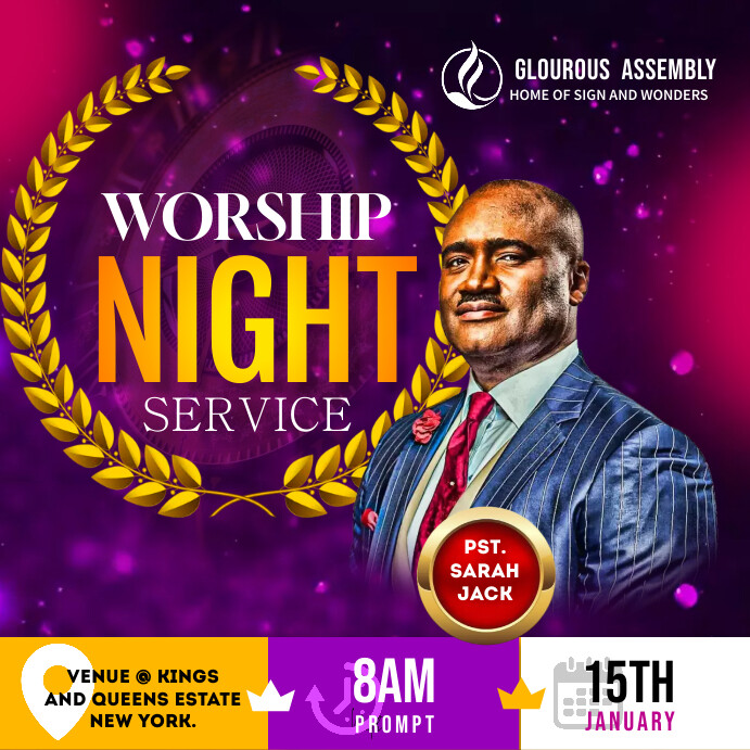 Church flyer template Religious event design | PosterMyWall