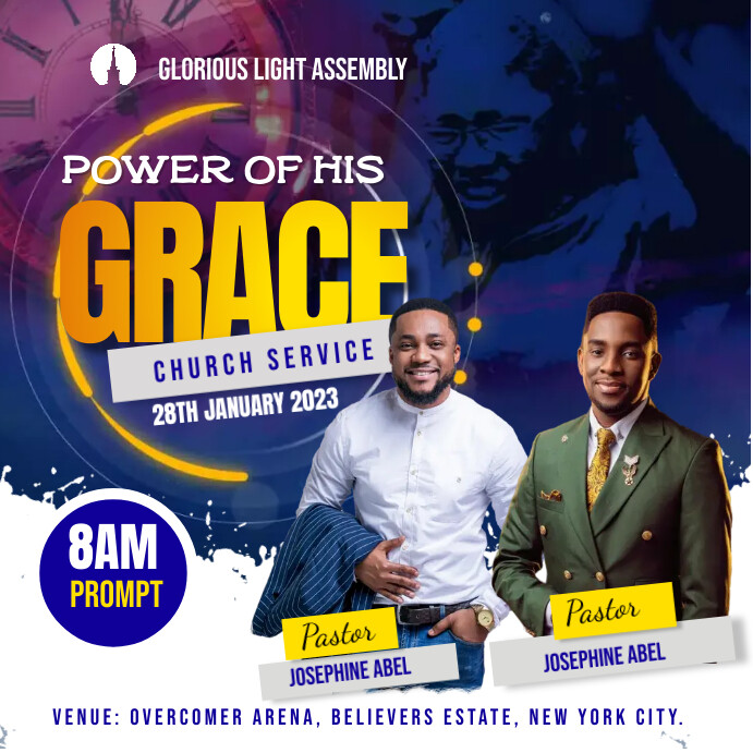 Modèle Church flyer template Religious event design | PosterMyWall