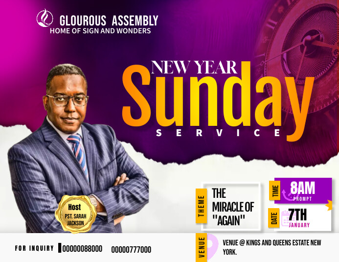 Church flyer template Religious event design | PosterMyWall