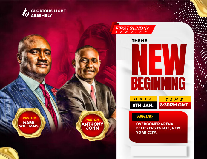 Church flyer template Religious event design | PosterMyWall