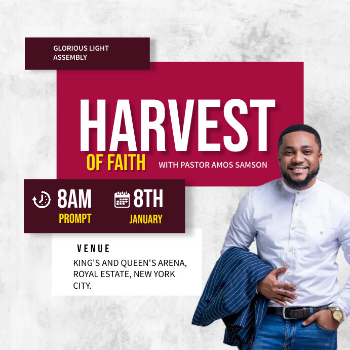 Church flyer template Religious event design | PosterMyWall