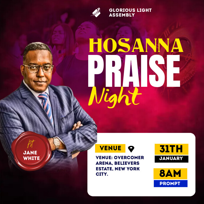 Church flyer template Religious event design | PosterMyWall