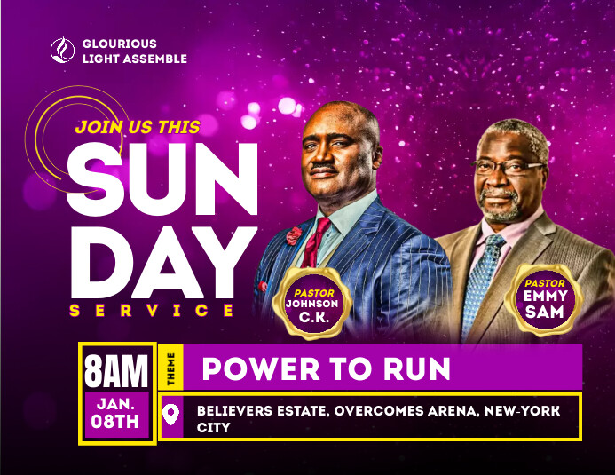 Church flyer template Religious event design | PosterMyWall