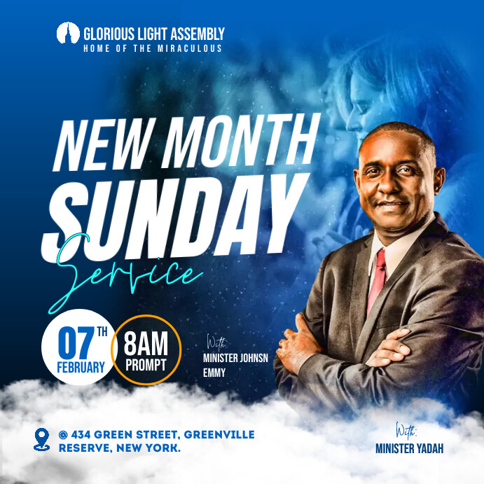 Church flyer template Religious event design | PosterMyWall