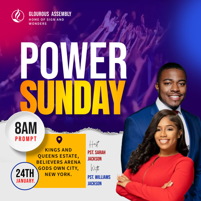 Church flyer template Religious event design | PosterMyWall