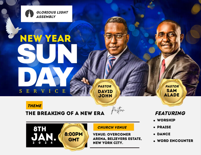 Church flyer template Religious event design | PosterMyWall