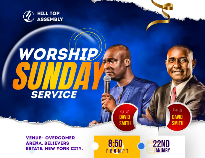 Church flyer template Religious event design | PosterMyWall