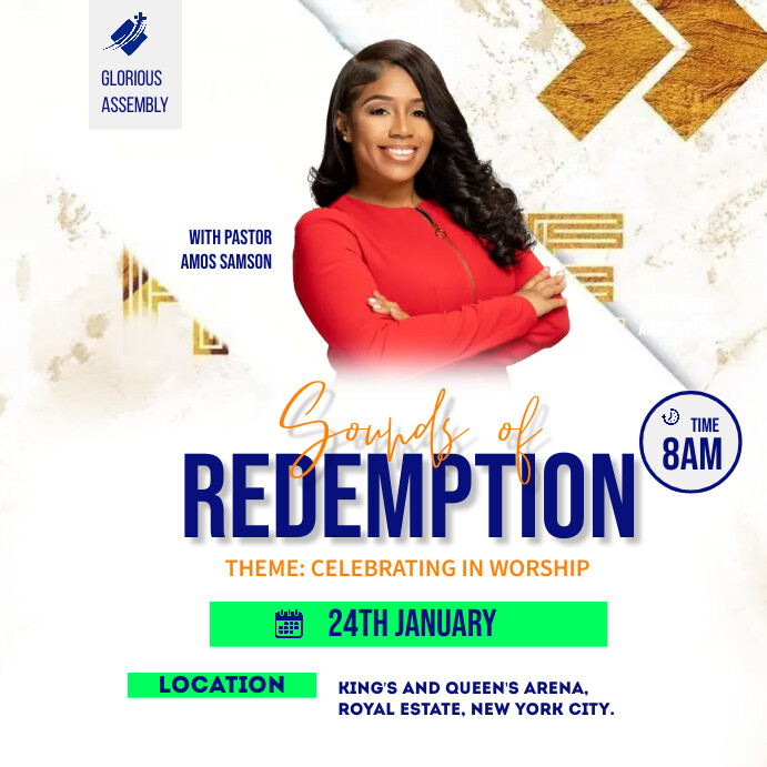 Plantilla de Church flyer template Religious event design | PosterMyWall