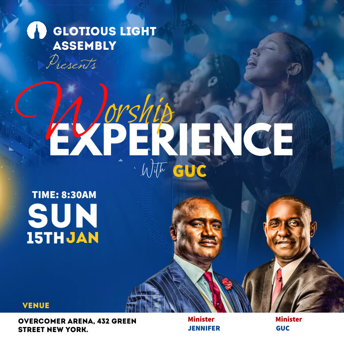 Church flyer template Religious event design | PosterMyWall