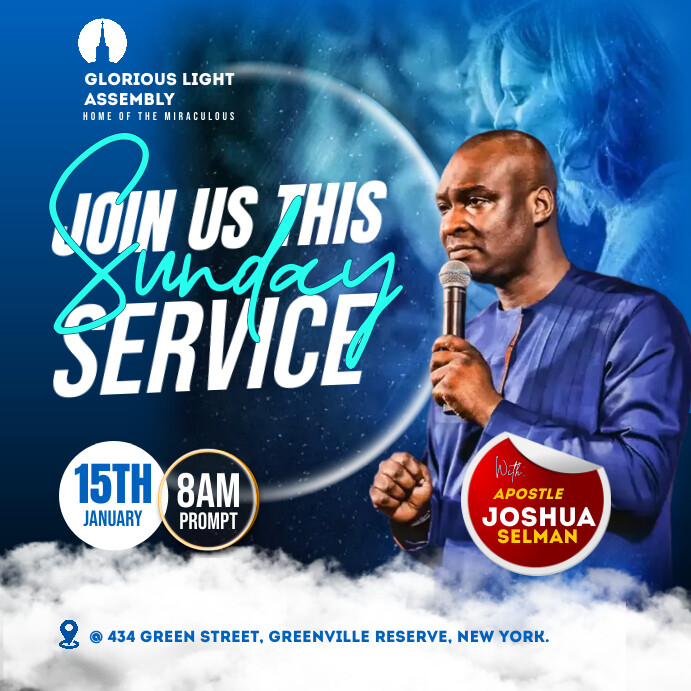 Church flyer template Religious event design | PosterMyWall