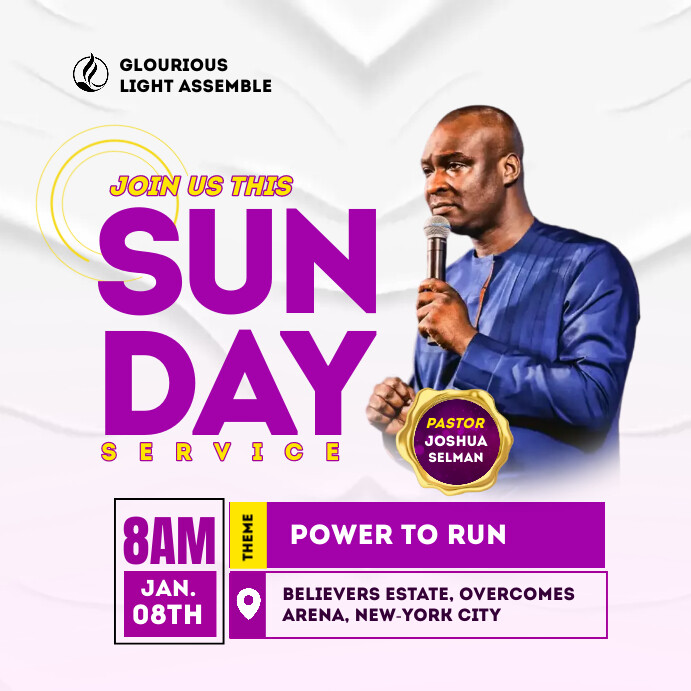 Church flyer template Religious event design | PosterMyWall
