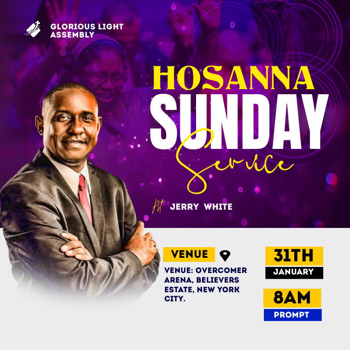 Church flyer template Religious event design | PosterMyWall