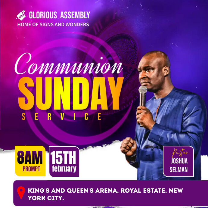 Church flyer template Religious event design | PosterMyWall