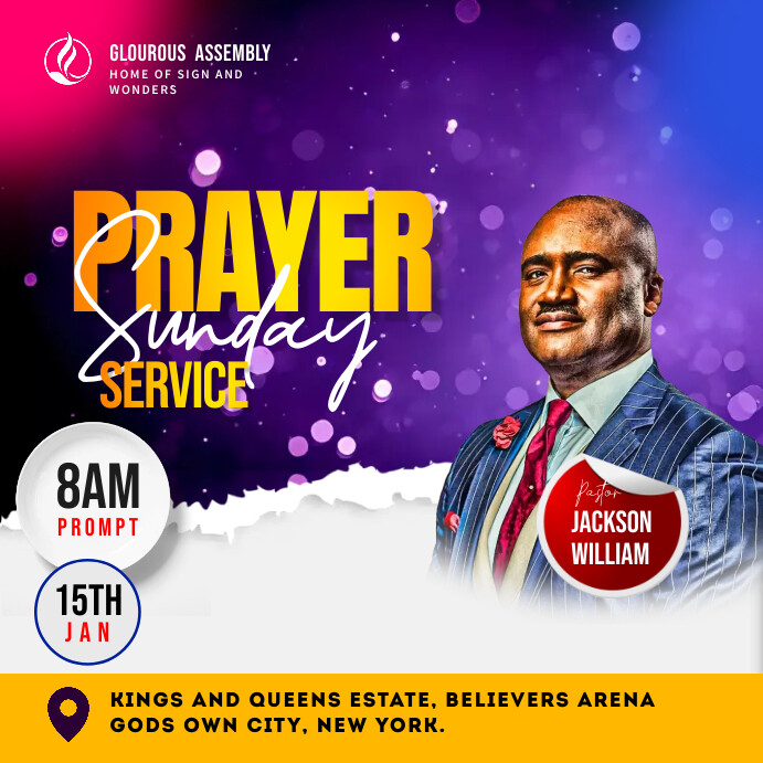 Church flyer template Religious event design | PosterMyWall