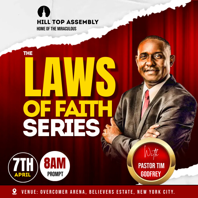 Church flyer template Religious event design | PosterMyWall