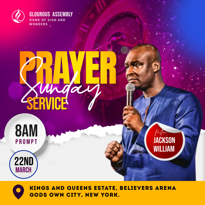 Church flyer template Religious event design | PosterMyWall