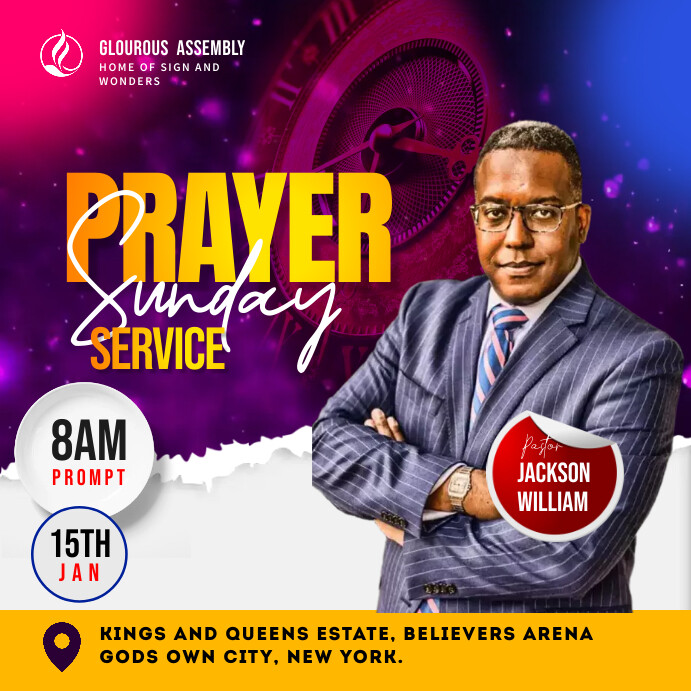 Church flyer template Religious event design | PosterMyWall