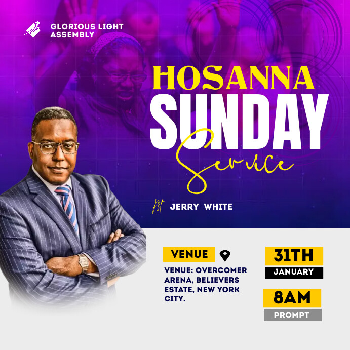 Plantilla de Church flyer template Religious event design | PosterMyWall