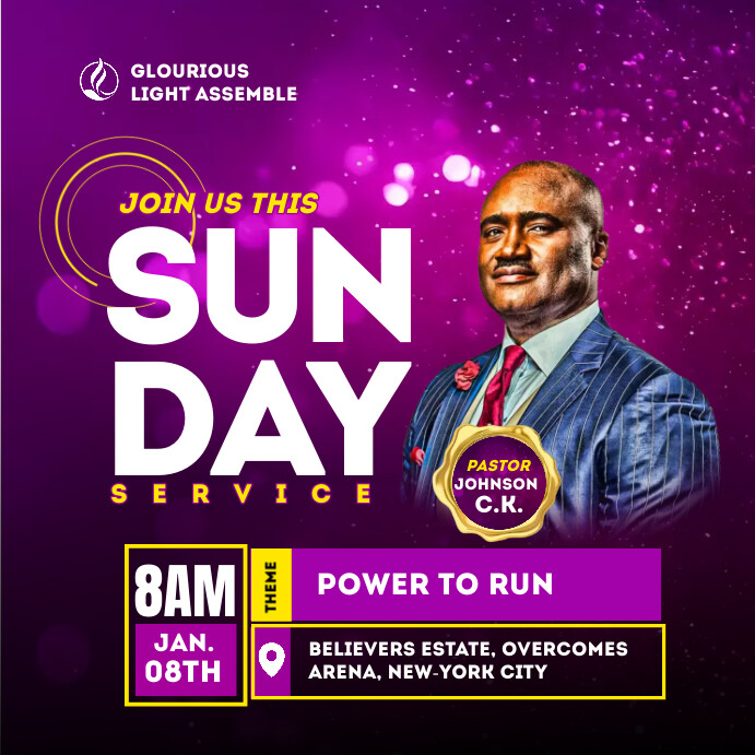 Church flyer template Religious event design | PosterMyWall