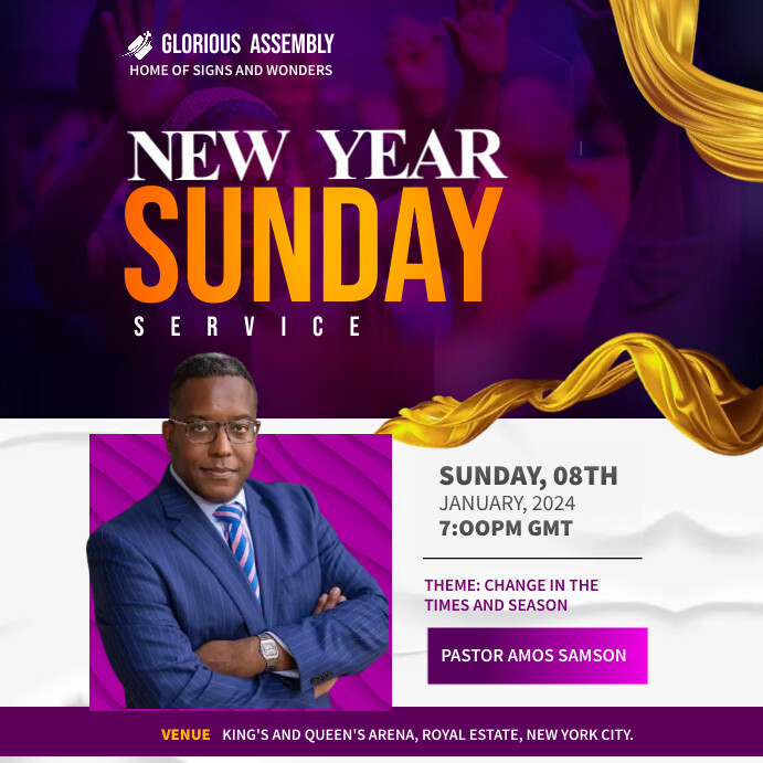 Church flyer template Religious event design | PosterMyWall