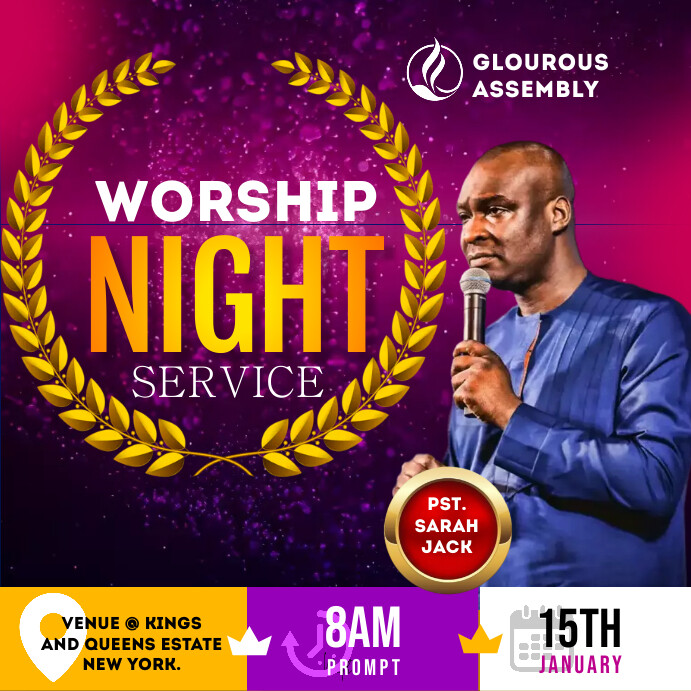 Church flyer template Religious event design | PosterMyWall