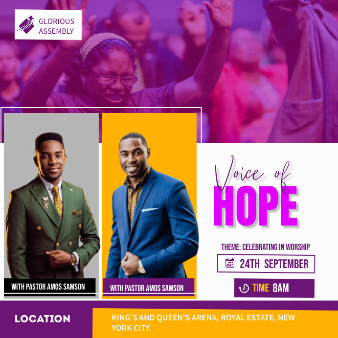 Church flyer template Religious event design | PosterMyWall