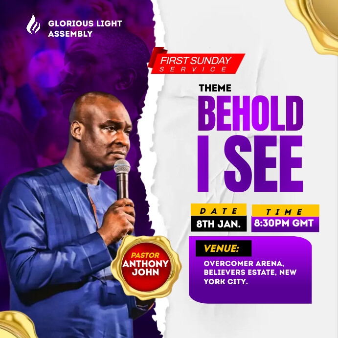 Church flyer template Religious event design | PosterMyWall