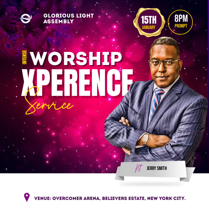 Church flyer template Religious event design | PosterMyWall