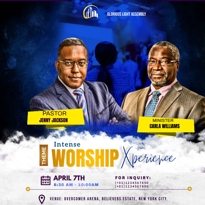 Church flyer template Religious event design | PosterMyWall