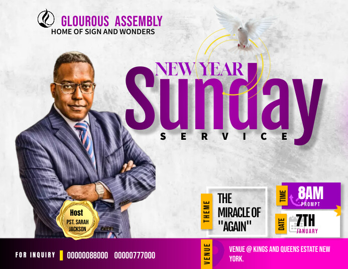 Church flyer template Religious event design | PosterMyWall