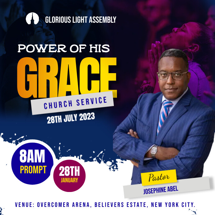 Church flyer template Religious event design | PosterMyWall