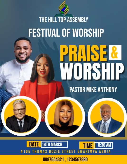 Church Flyer temple Template | PosterMyWall