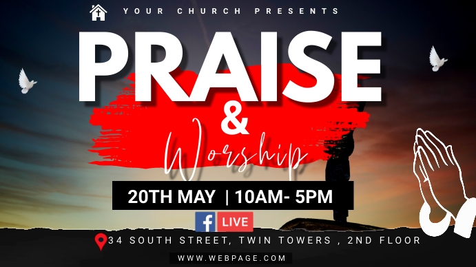 Church flyers, praise and worship, Bible stud Template | PosterMyWall