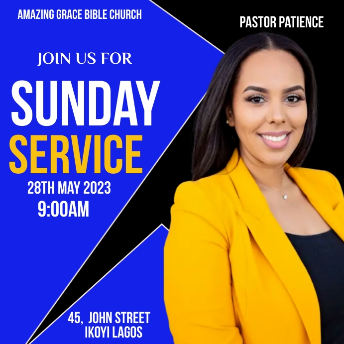 Church Flyers and Event Flyers Template | PosterMyWall