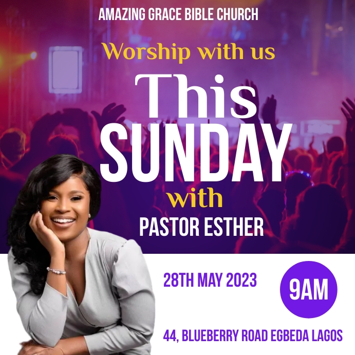 Church Flyers and Event Flyers Template | PosterMyWall