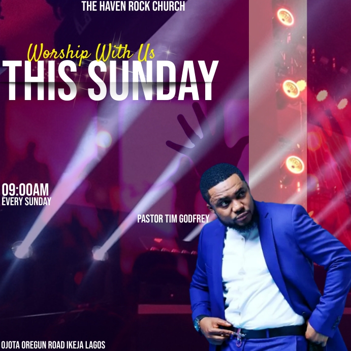 Church Flyers and Event Flyers Template | PosterMyWall