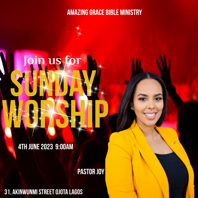 Church Flyers and Event Flyers Template | PosterMyWall