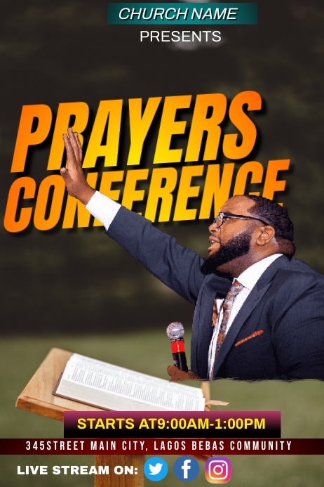 Church flyers Template | PosterMyWall