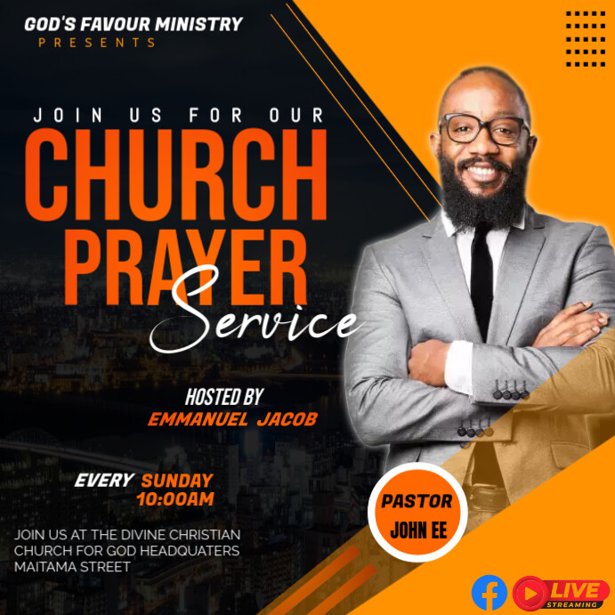 Modèle Church flyers | PosterMyWall