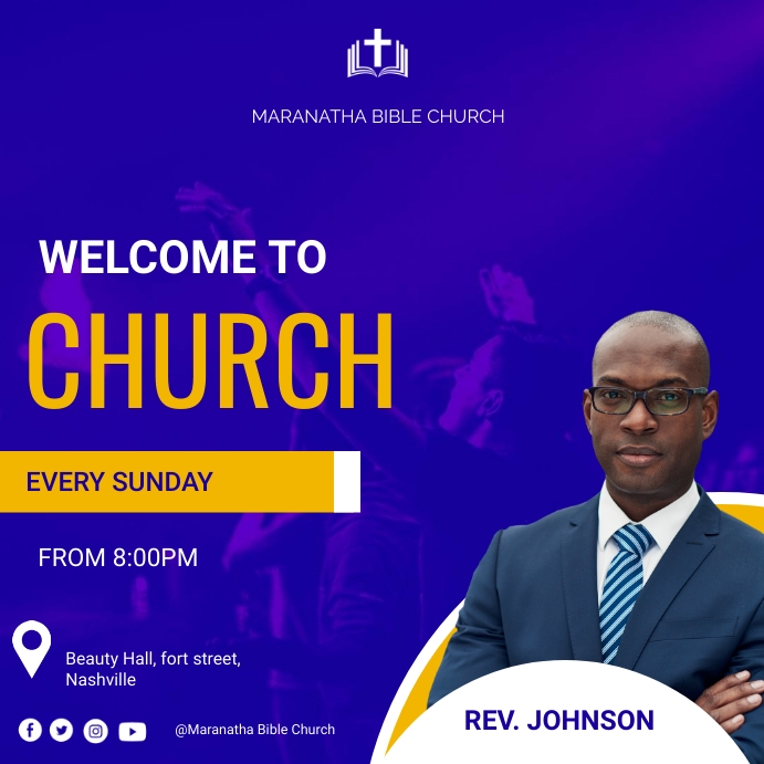 church flyers Template | PosterMyWall