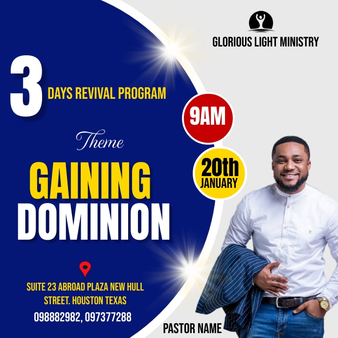 Church flyers Template | PosterMyWall