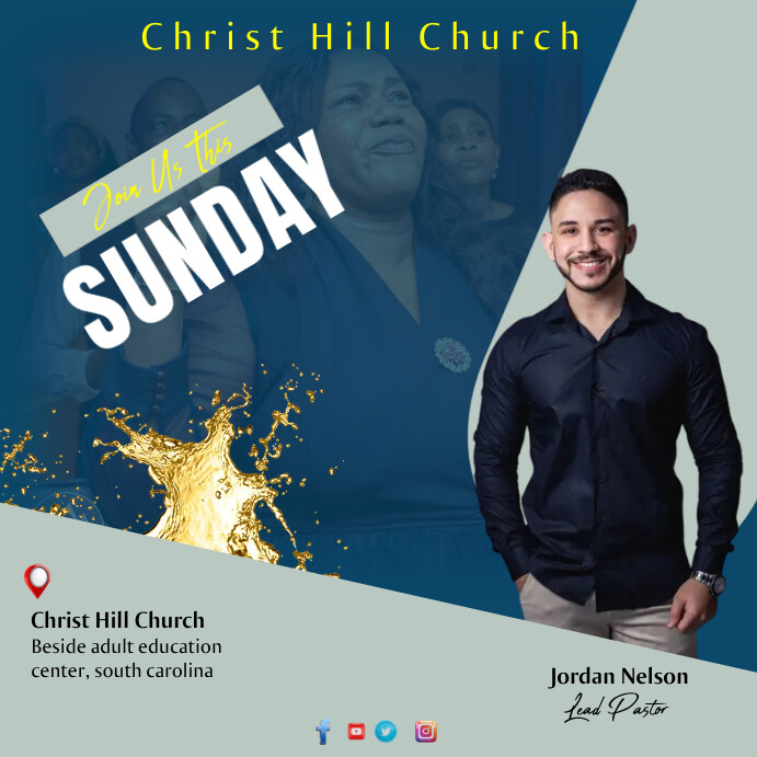 Church flyers Template | PosterMyWall