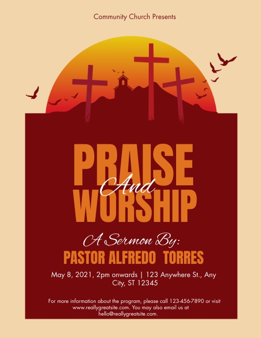 CHURCH FLYERS Template | PosterMyWall