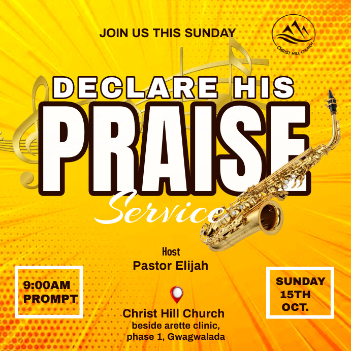 Church flyers Template | PosterMyWall